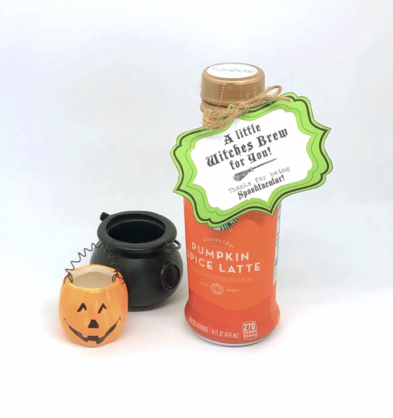 Halloween Witches Brew Tags for Coffee Gift Cards or Drinks